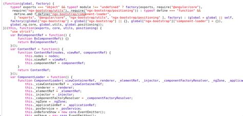 Ngx Bootstrap Umd Module Seems To Be Accessed From The Global But