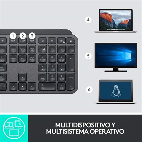 Buy Logitech Mx Keys Advanced Illuminated Wireless Keyboard Qwerty