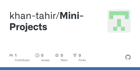 github khan tahir mini projects
