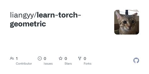 GitHub Liangyy Learn Torch Geometric