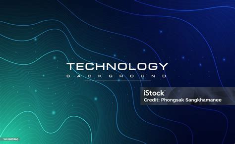 디지털 기술 등고선 파란색 녹색 배경 사이버 미디어 세계지도 선 흑백 추상 미래 기술 혁신 미래 인터넷 네트워크 연결 아이 빅 데이터 그림 벡터 0명에 대한 스톡 벡터 아트