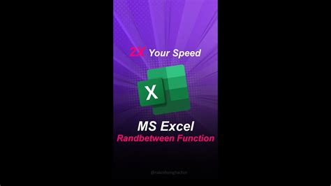 ms excel random function 2x your speed in excel🫠 youtube
