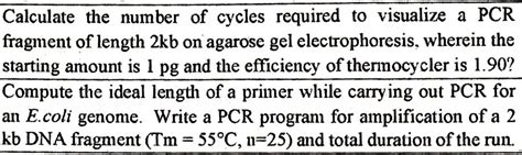 Solved Calculate The Number Of Cycles Required To Visualize