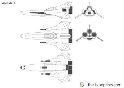 Viper Mk Ii Vector Drawing