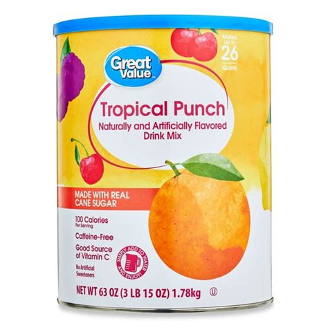 Great Value Powdered Drink Mixes In Beverages