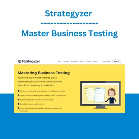Strategyzer Master Business Testing