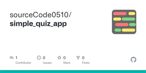 Github Sourcecode0510simplequizapp
