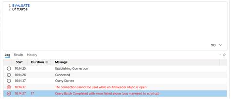 After Installing Version Error The Connection Cannot Be Used While An Xmlreader Object