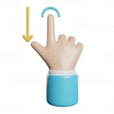 Drag Down Gesture 50517874 Png