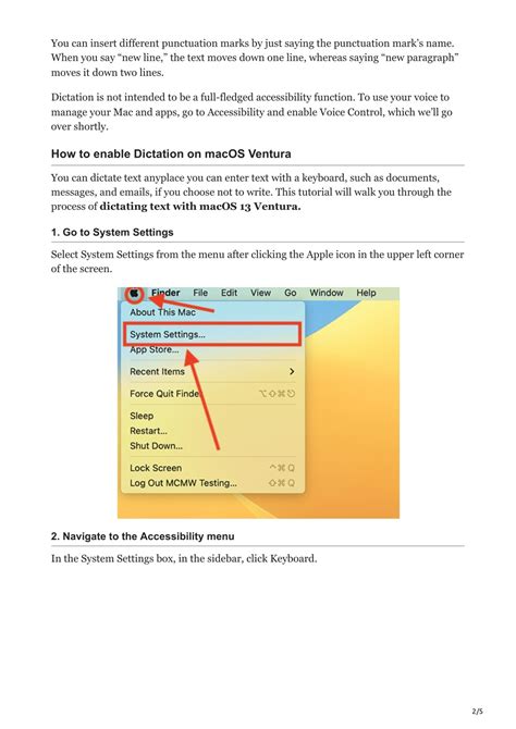 ppt how to use dictation on macos ventura dictate text using macos