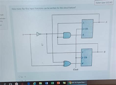 Solved How Many Flip Flop Input Functions Can Be Written For