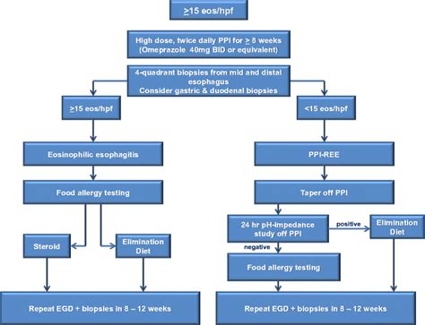 Algorithm For Management Of Patients With Esophageal Eosinophilia The Download Scientific