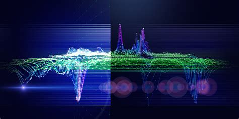 추상 배경에는 어두운 선의 컬러 와이어 프레임 그래프가 포함되어 있습니다 가상 공간의 기술 3d 와이어프레임 다각형 개념 빅 데이터 비즈니스 과학 및 기술 데이터 분석