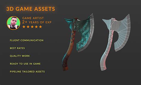 Model Highly Optimized 3d Models For Unreal And Unity Game Engine By