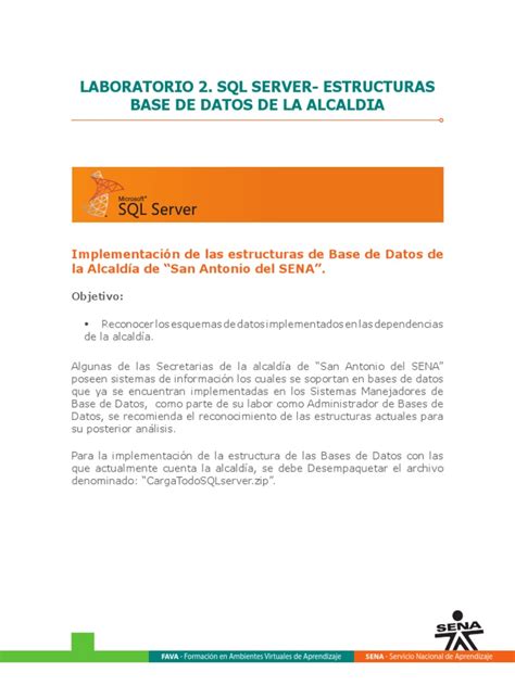 Sql Estructura Pdf Pdf Servidor Sql De Microsoft Tabla Base De Datos