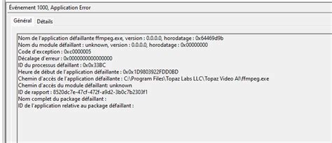 unable to process anymore crash of ffmpeg exe randomly bugs and