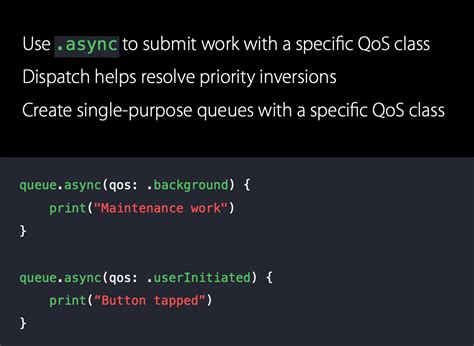 Wwdc16 Concurrent Programming With Gcd In Swift 3