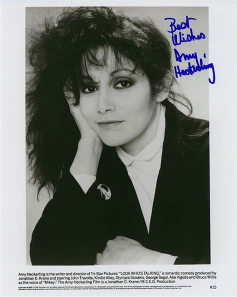 Amy Heckerling Autographed Publicity Photo Female Filmmaker