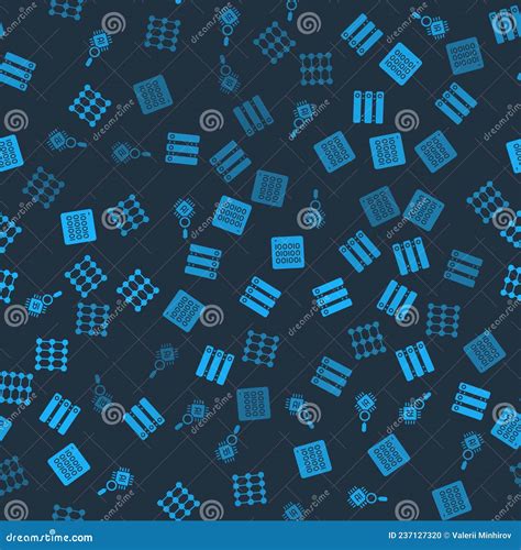 Set Processor Cpu Server Data Binary Code And Neural Network On