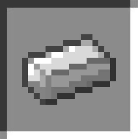 Minecraft Iron Ingot Widget Icon