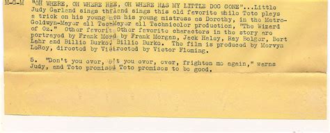 Wizard Of Oz The 1939 Bts Judy Garland Scolds Toto Walterfilm