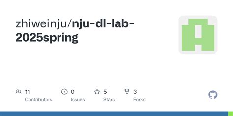 GitHub Zhiweinju Nju Dl Lab 2025spring