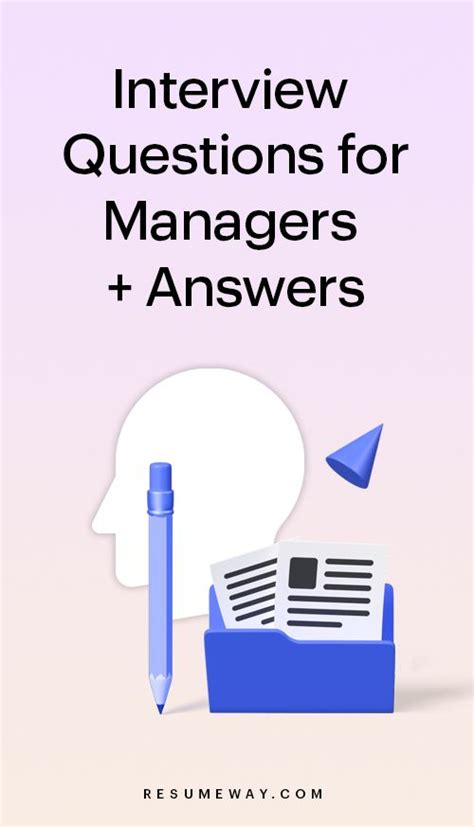 Interview Questions For Managers Examples Answers Management Interview Questions