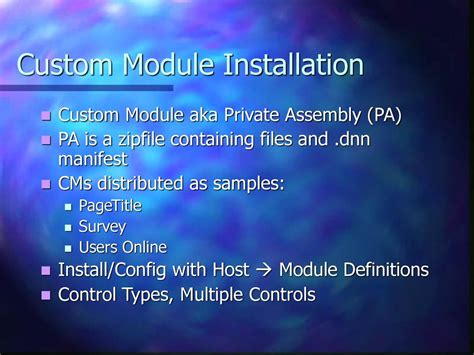 Dotnetnuke Portal Custom Module Development Ppt Download