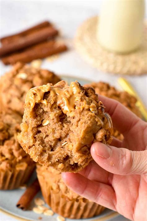 Oatmeal Cinnamon Muffins The Conscious Plant Kitchen