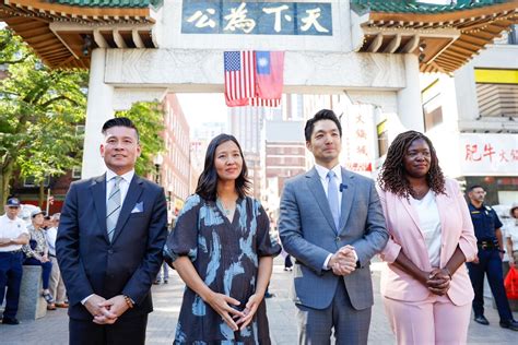 蔣萬安訪波士頓臺裔市長吳弭 深化雙城合作聚焦「天下為公」理念 蕃新聞