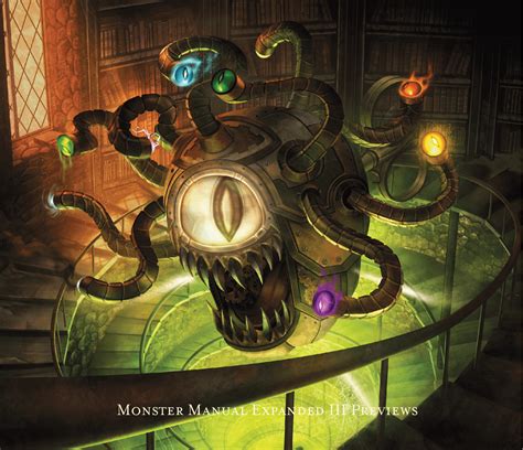 The Beholder Monster Art] Mme Iii Art Previews The Clockwork Beholder