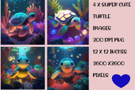 Cute Turtle Graphic By Tracey Rye · Creative Fabrica