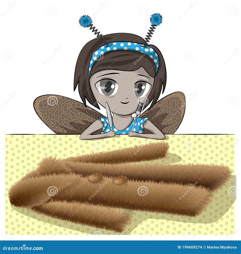 The Moth Eats The Fur Coat Stock Vector Illustration Of Beetle 199609274