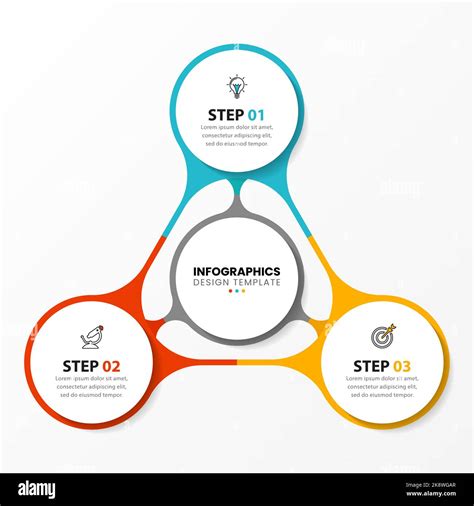 Infographic Design Template Creative Concept With 3 Steps Can Be Used For Workflow Layout