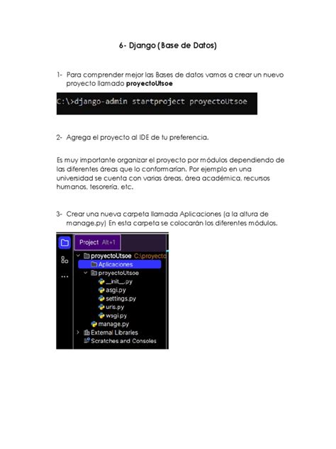 6 Django Creacionbd Descargar Gratis Pdf Archivo De Computadora