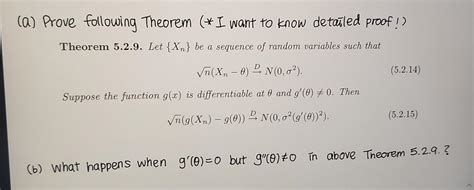 Solved A Prove Following Theorem I Want To Know Chegg