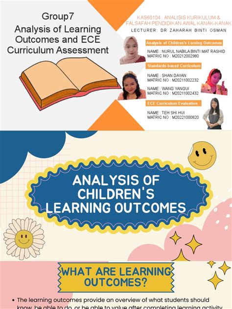 Ece Curriculum Analysis Of Learning Outcomes Pdf Science Educational Assessment