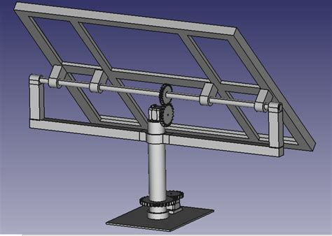 Dual Axis Solar Tracker Design