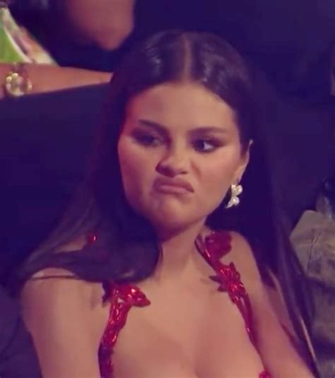 Selena Gomez Frown Blank Template Imgflip