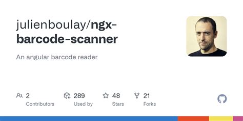 github julienboulay ngx barcode scanner an angular barcode reader