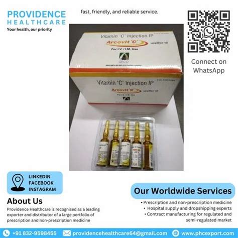 Arcovit C Vitamin C Injection At Rs 100 Box Vitamin C Injection In