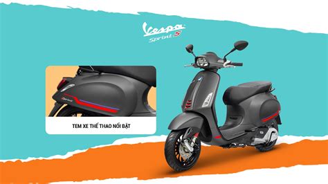 Vespa Sprint Easy To Handle Sporty With A Gritty Look