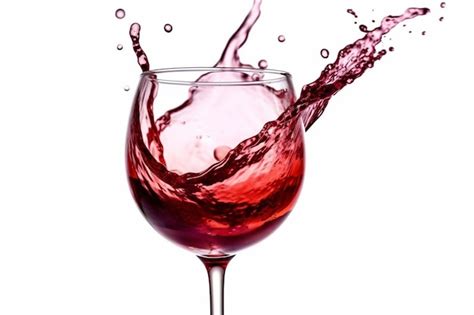Premium Ai Image Event Red Background Closeup Drink Wine Gradient