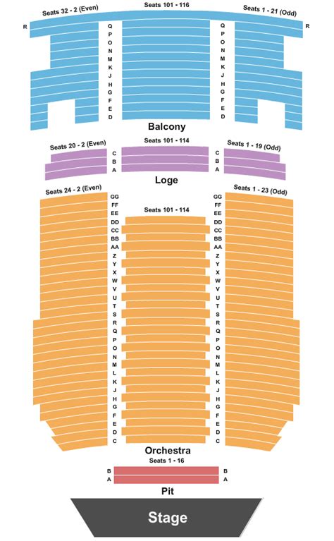 Paramount Theater Denver Seating Chart Paramount Theater Denver Seating Chart