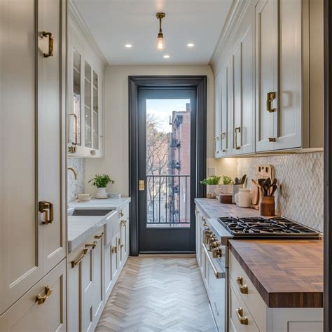 Long And Narrow Stylish Galley Kitchen Design Ideas And Tips