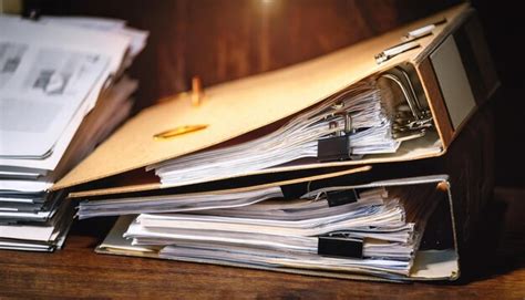 Closeup Of Evidence And Documents Highlighting Proof And Documentation