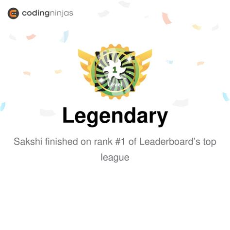 Sakshi Rudrakar On Linkedin Codingninjas Achievements