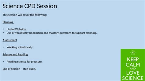 Primary Science Cpd Teaching Resources