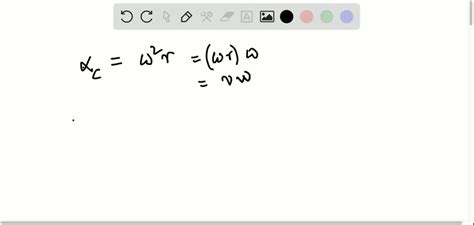 Solved A Derive An Equation For The Radial Acceleration That