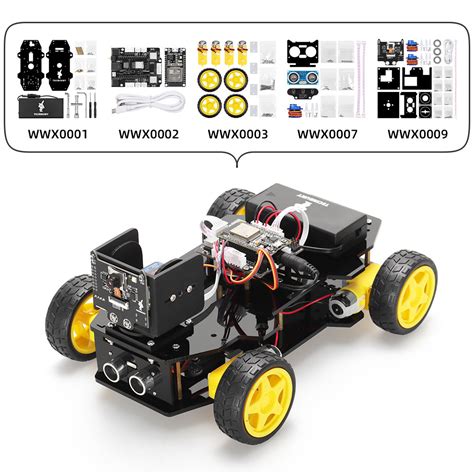 Esp32 Camera 4wd Robot Kits For Arduino Programmable Tscinbuny